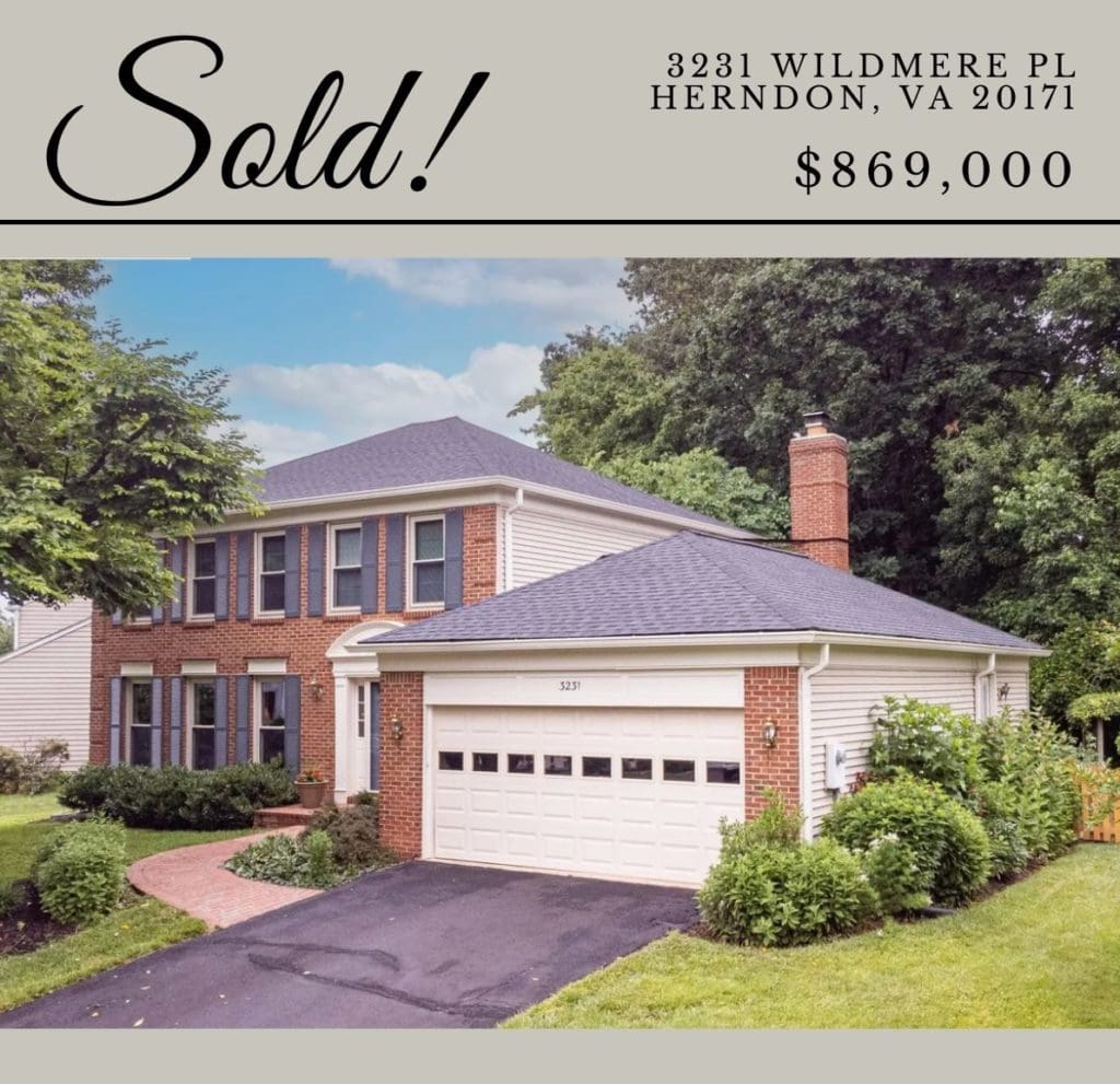 SOLD! 3231 Wildmere Pl. Herndon, VA 20171 $869,000 - Focus on NoVA Real ...