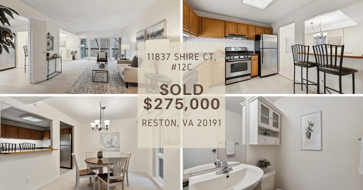 SOLD - 11837 Shire Ct, #12C, Reston, VA 20191 - $275,000 - Focus on ...