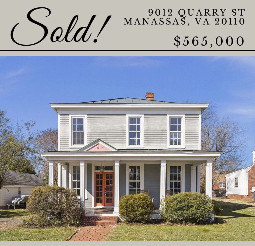 SOLD! 9012 Quarry St. Manassas, VA 20110 $565,000 - Focus on NoVA Real ...