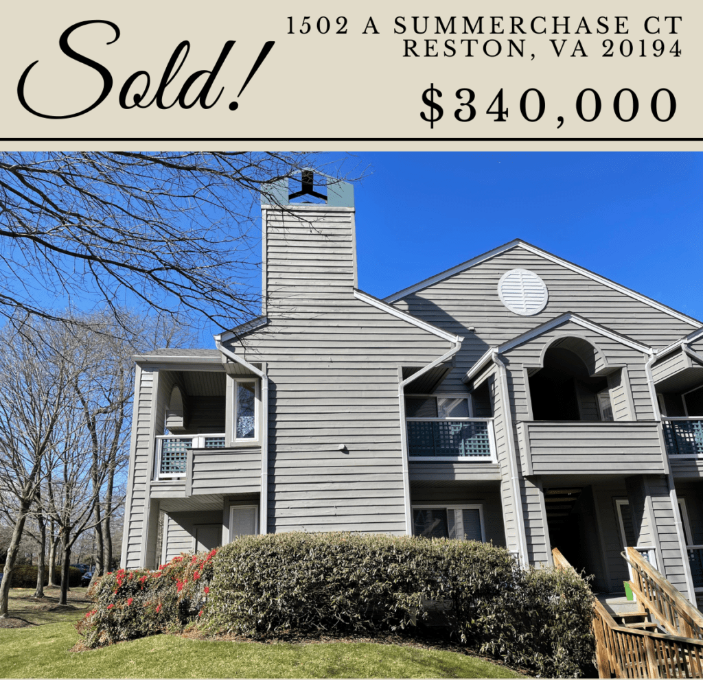 Sold! 1502A Summerchase Ct. Reston, VA 20194 - $340,000 - Focus on NoVA ...